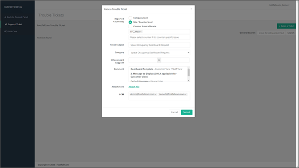 Chapter 2: Live Occupancy Configuration - FootfallCam